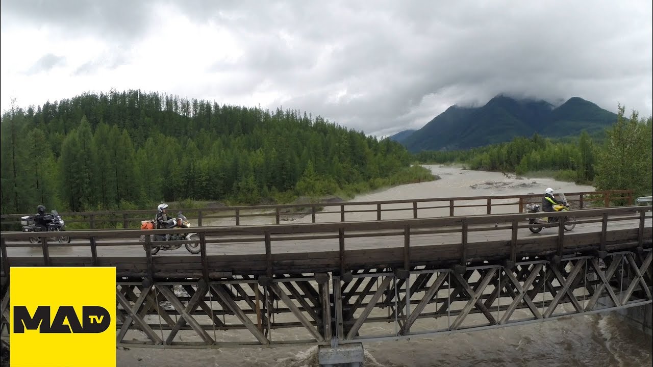 Road of Bones Motorcycle Adventure - rare aerial footage - YouTube