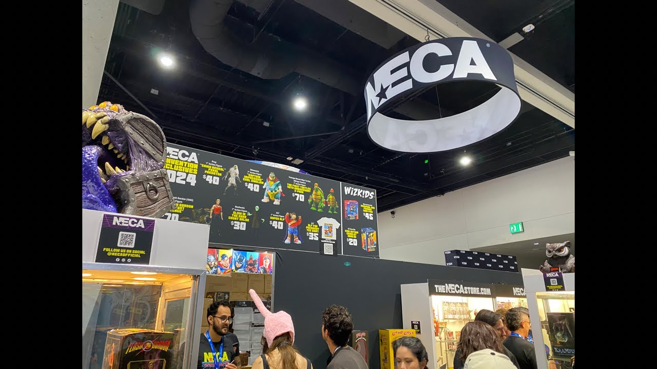 NECA Booth SDCC 2024 - YouTube