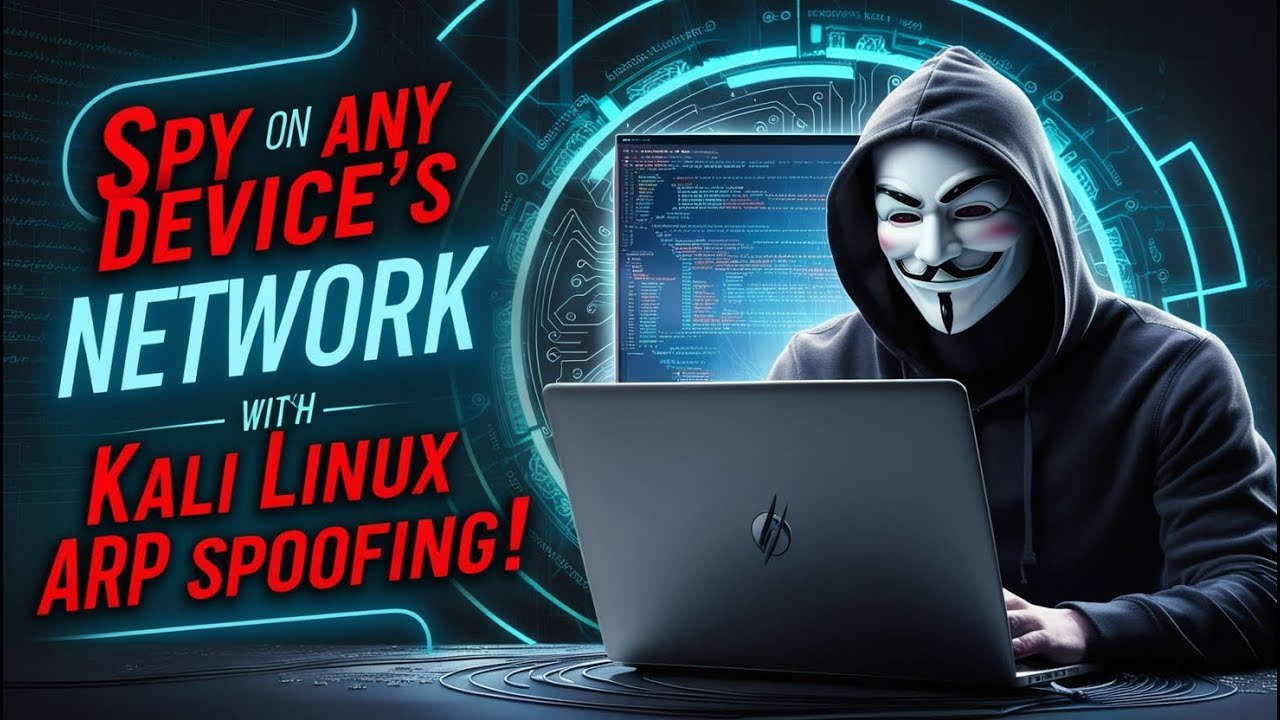 Spy on Any Device's Network with Kali Linux ARP Spoofing! - YouTube
