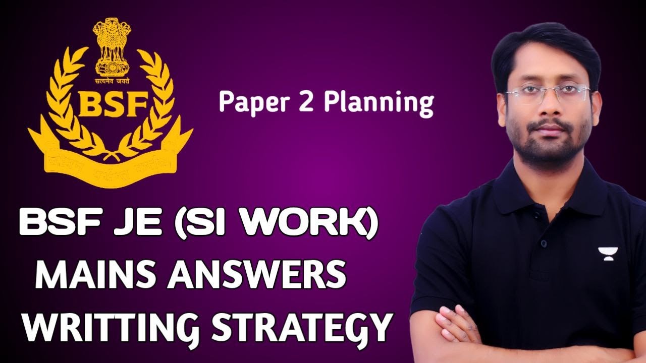 BSF SI WORK PAPER 2 | BM +| CT BSF JE PAPER 2 PLANNING | BSF JE ONLINE ...