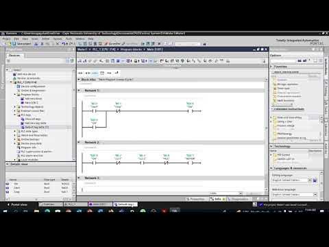PLC Program Simulation with TIA Portal V17 - YouTube