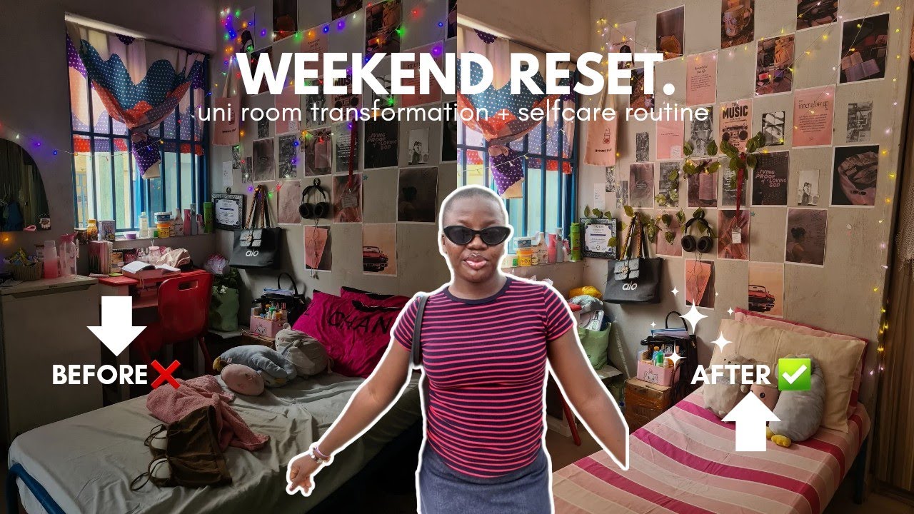 Weekend Reset in my Nigerian Uni Hostel | *deep* cleaning, room ...
