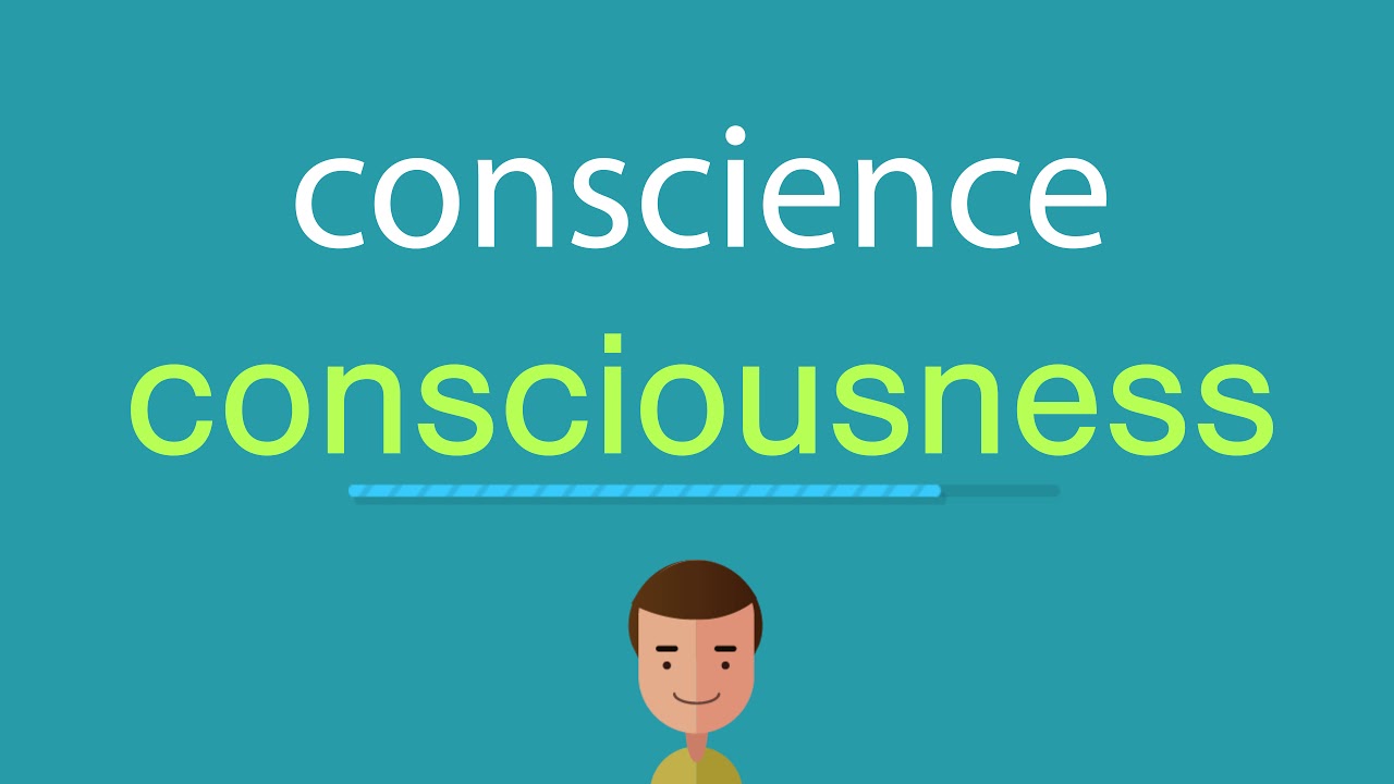 Comment dire conscience en anglais - YouTube
