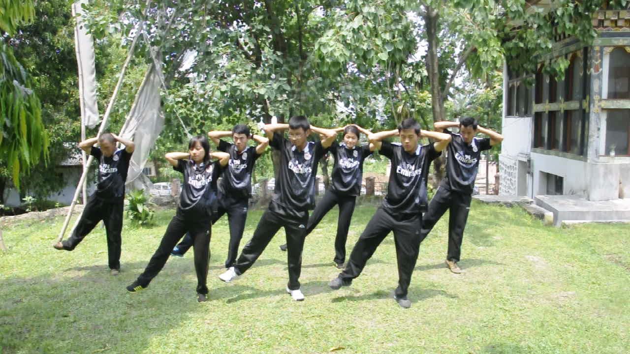 latest bhutanese aerobic dance-2015 - YouTube