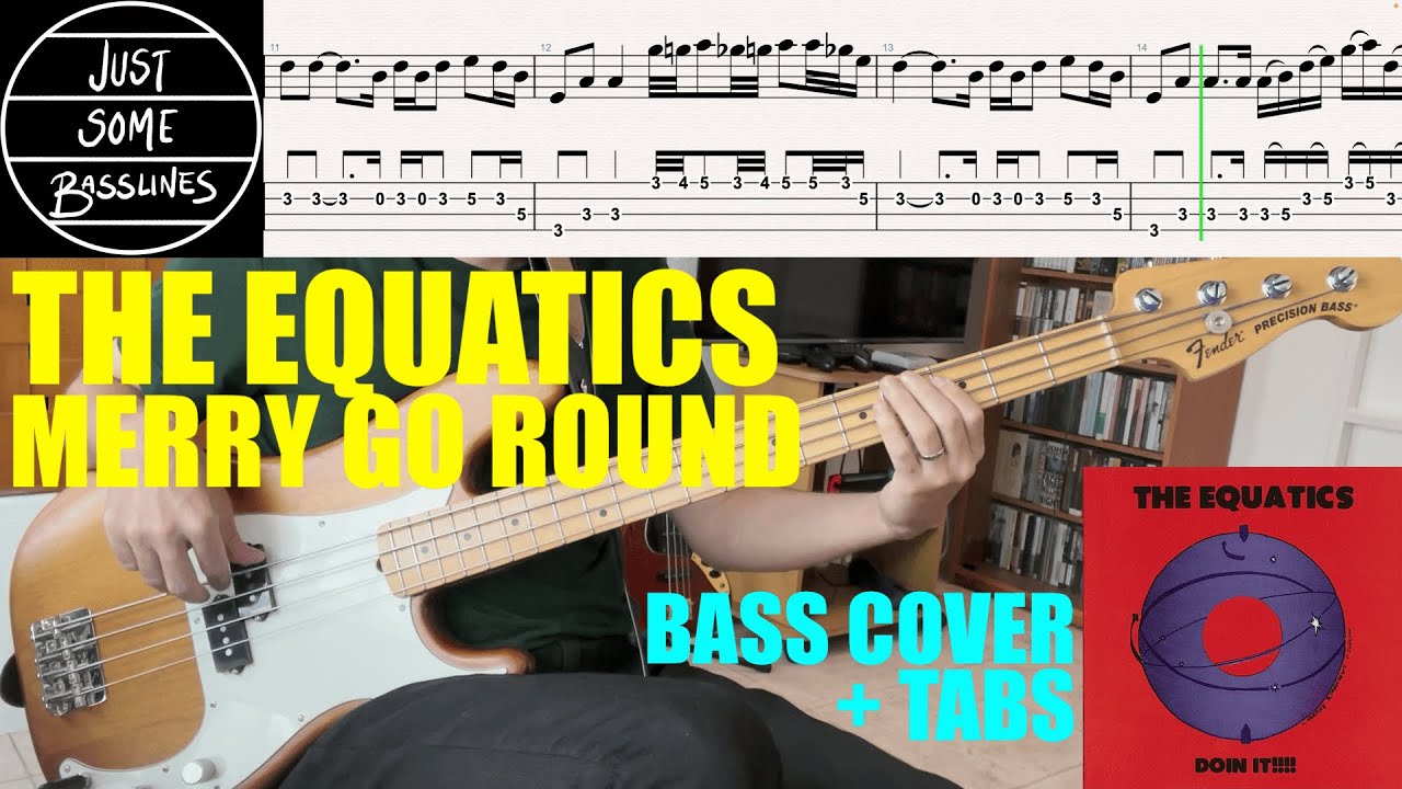 The Equatics - Merry Go Round // BASS COVER + TABS - YouTube