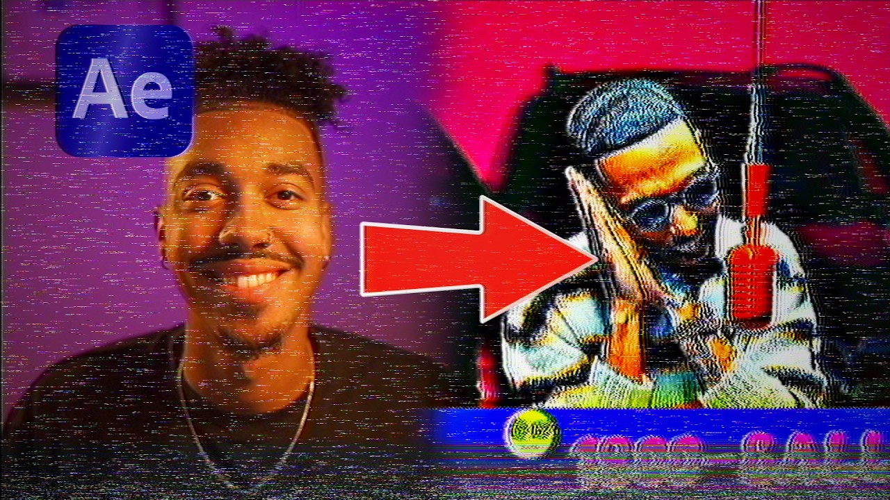 90's RETRO VHS ADVERTISEMENT EFFECT - After Effects Tutorial - YouTube