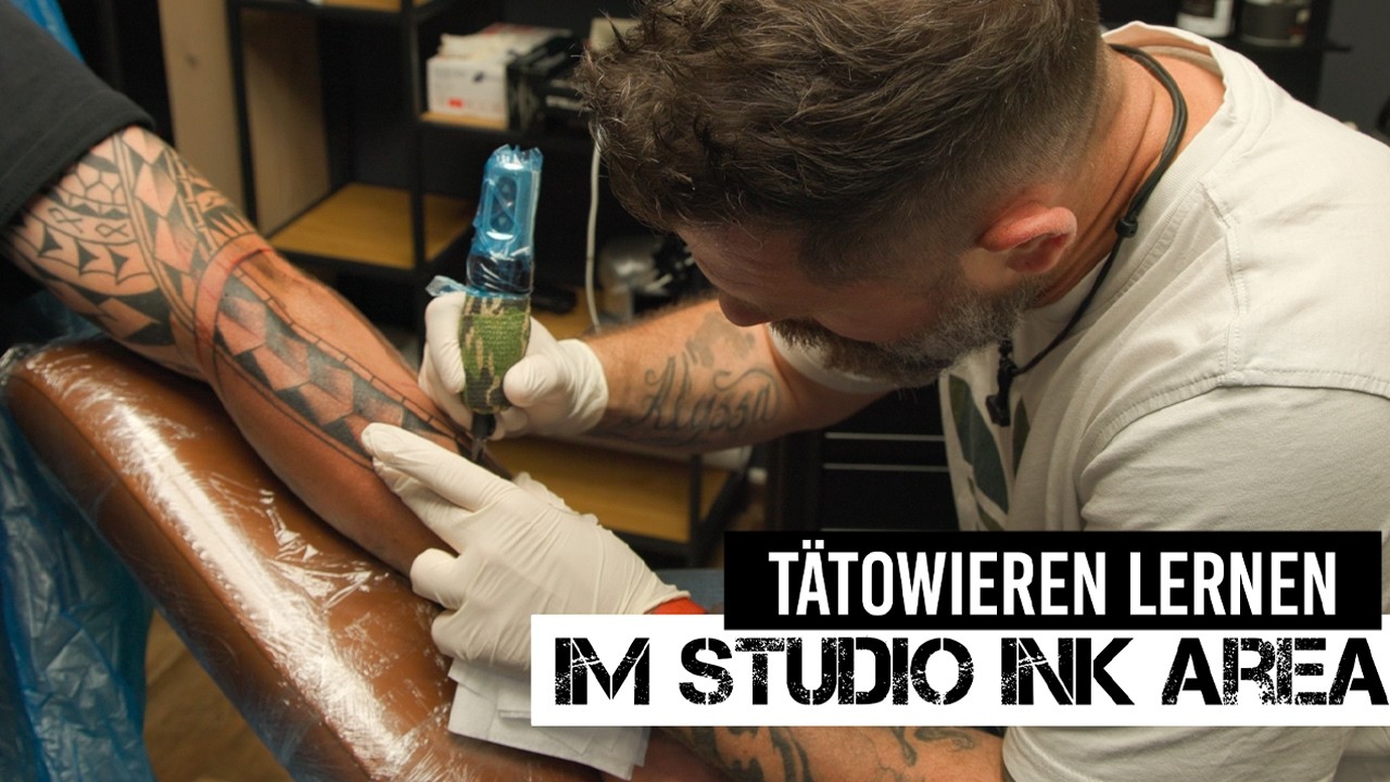 Tattoo Anfänger im Studio - Erste Schritte & Grundlagen lernen | Tattoo Tutorial - YouTube