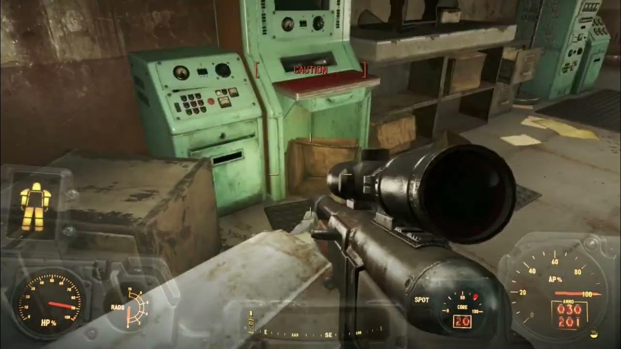 FALLOUT 4 VERY HARD MODE HUNTER HUNTED GET COURSER CHIP - YouTube