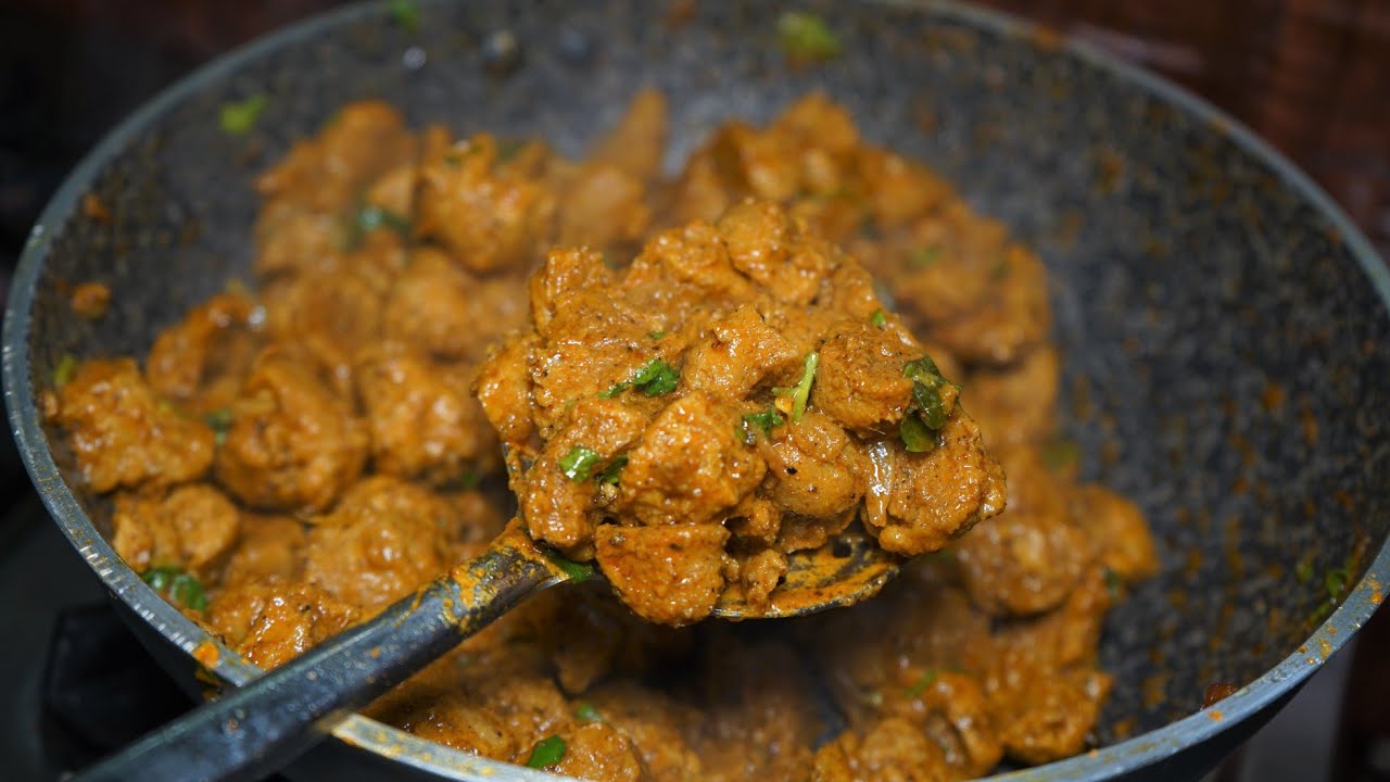 கறி சுவையில் சோயா வறுவல் இப்படி செய்ங்க/sidedish for Rice,chapati/soya ...