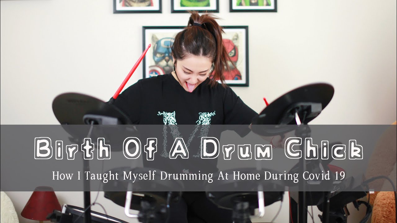 【VLOG】Birth Of A Drum Chick - How I Taught Myself Drumming At Home ...
