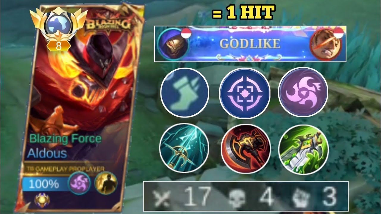 NEW ALDOUS ONE SHOT BUILD AND EMBLEM 2024 | AUTO 1 HIT!! BUILD ALDOUS ...