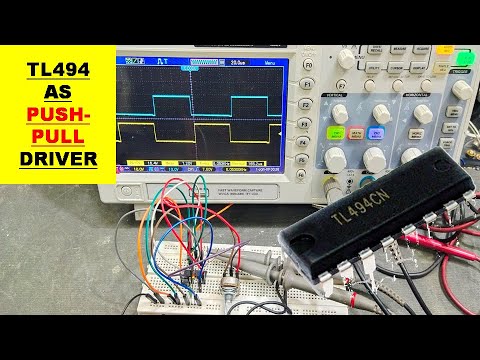 {718} TL494 As Push Pull Driver for Half Bridge, Full Bridge Operation - YouTube