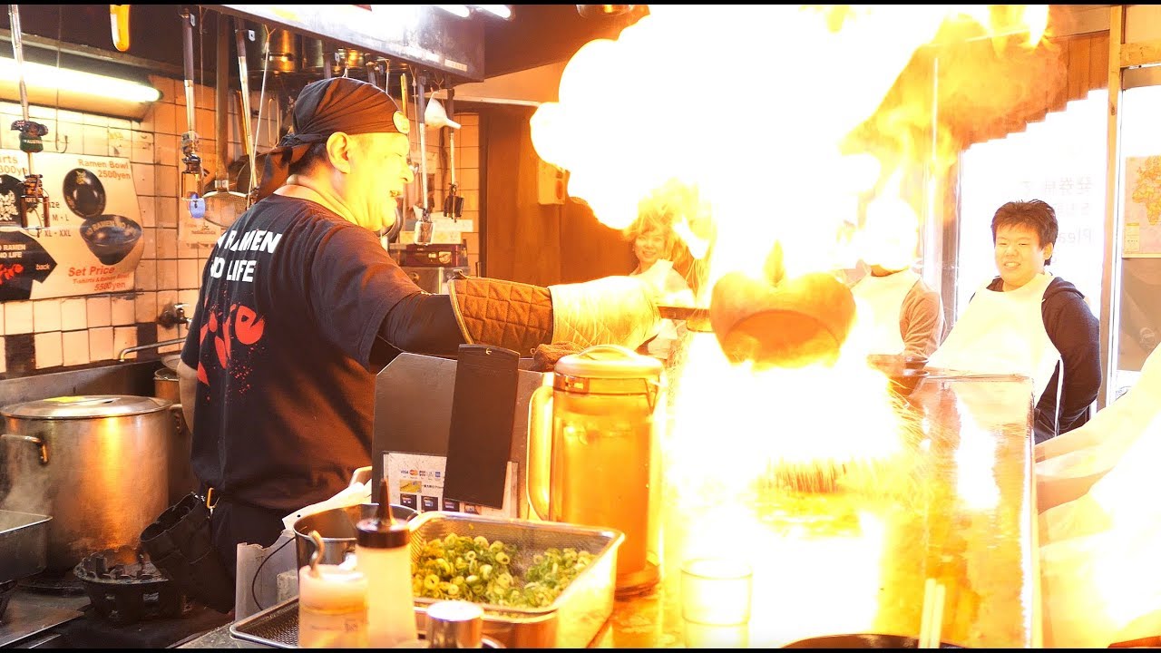 EXTREME! FIRE RAMEN at Kyoto - YouTube