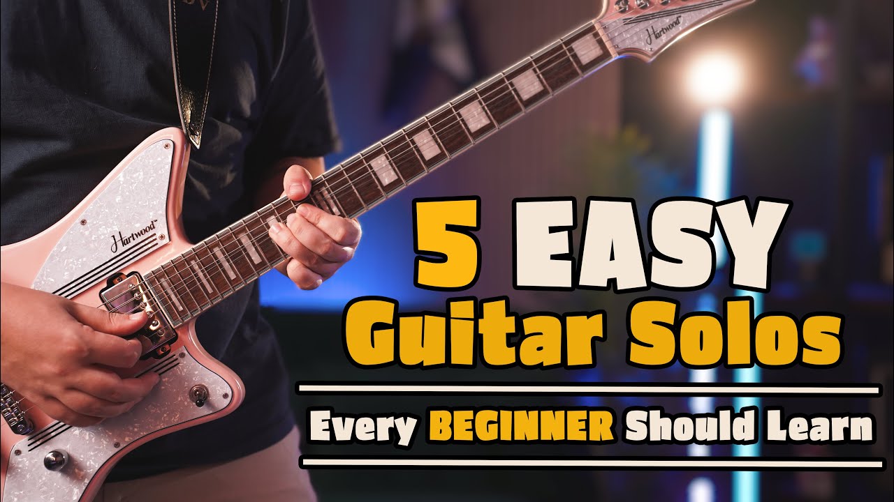 5 EASY Guitar Solos Every BEGINNER Should Learn (w/TABS) - YouTube