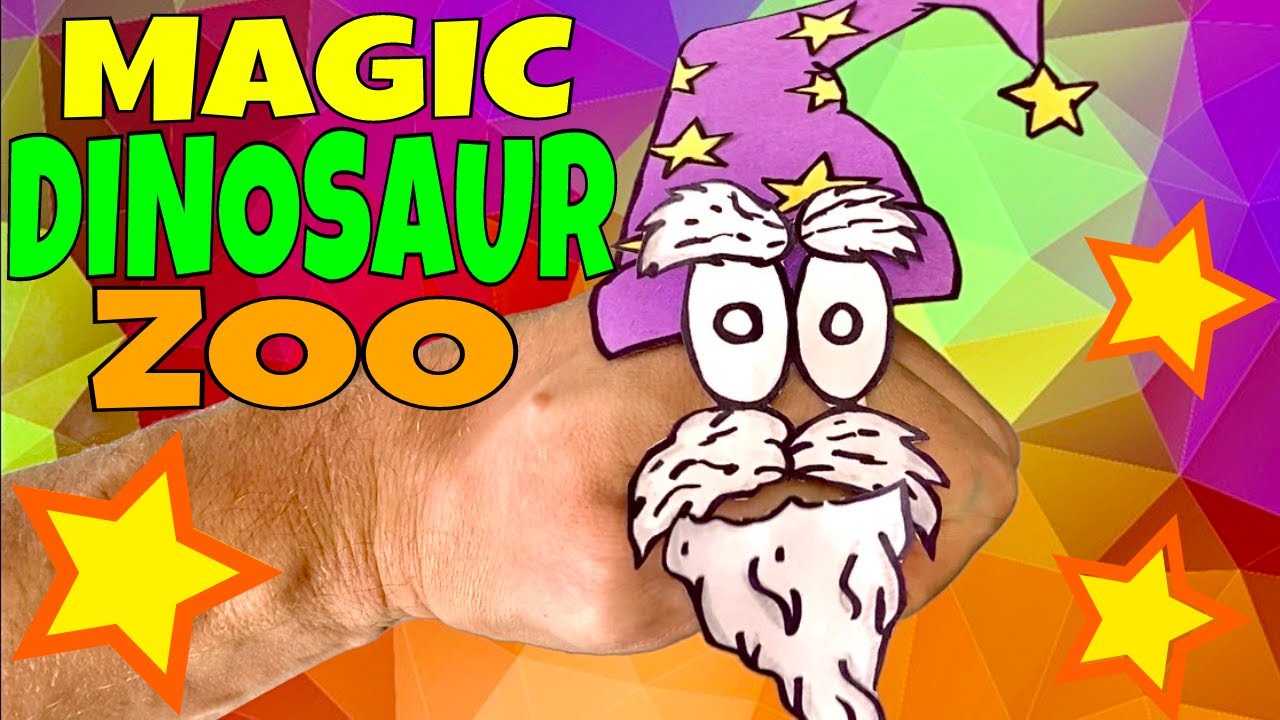 A wizard has made a MAGIC DINOSAUR ZOO + art project for beginners ...