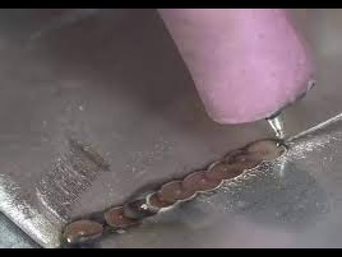 spot weld ou Solda fria com TIG normal: Modo Ninja cold welding process - YouTube