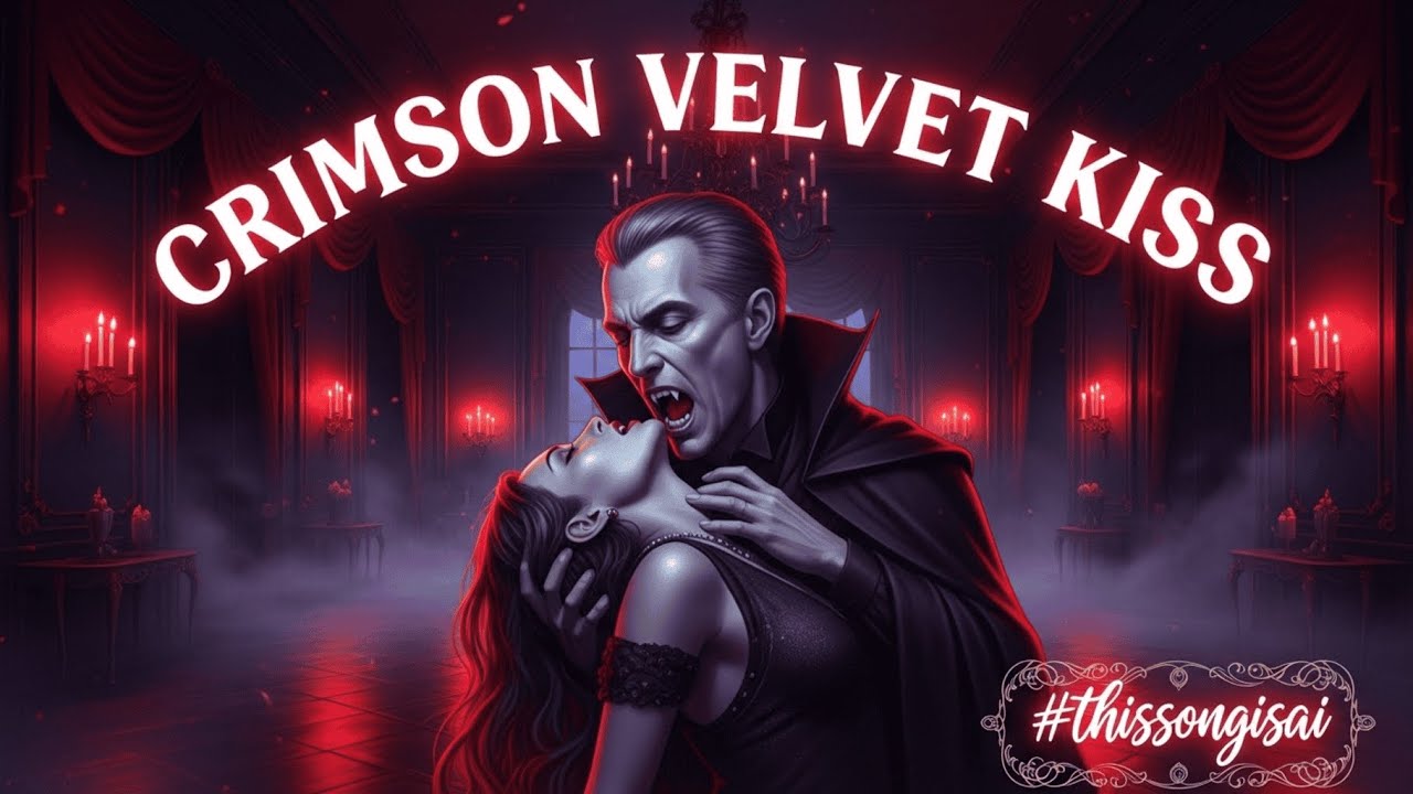 Crimson Velvet Kiss: AI Vampire Ballad (#thissongisai) - YouTube