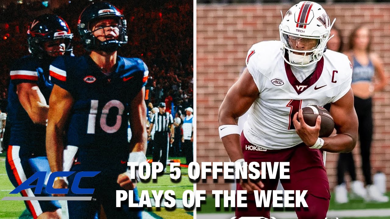 Top 5 Offensive Plays Of The Week | 2024 ACC Football - YouTube