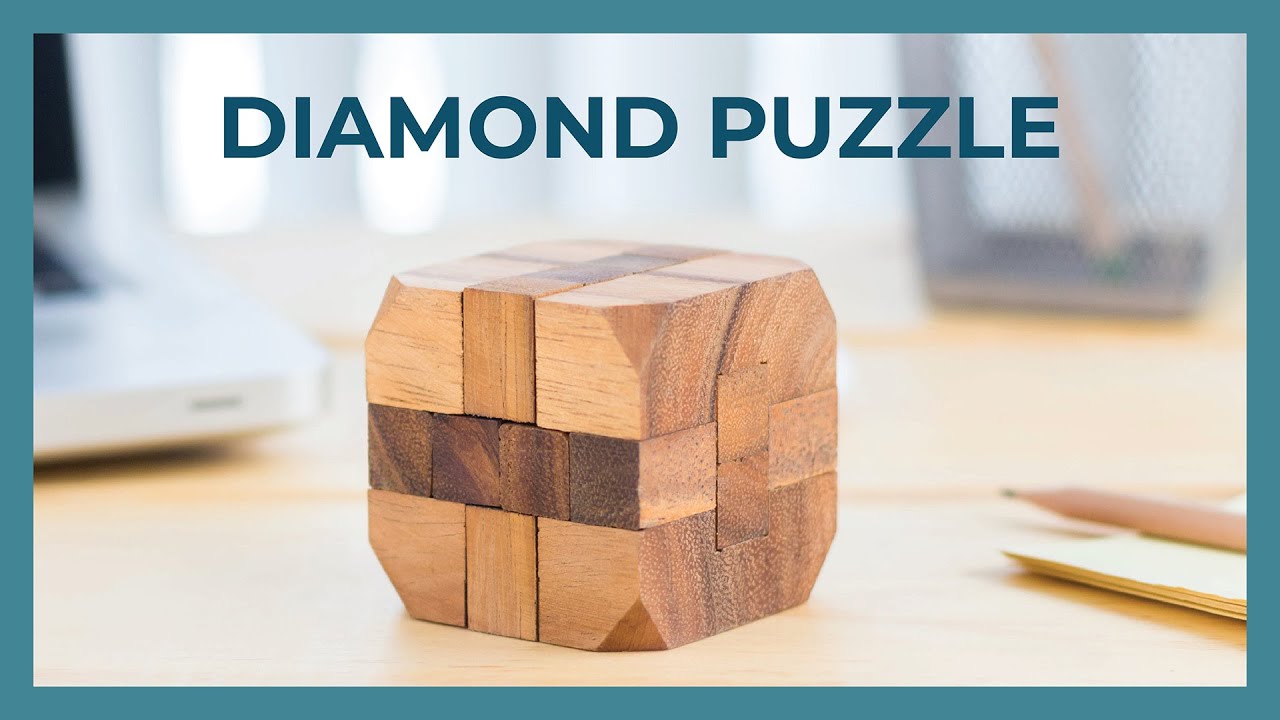 Games Gifts and Brain Teaser Puzzles Game of Diamond Cube Puzzle - YouTube