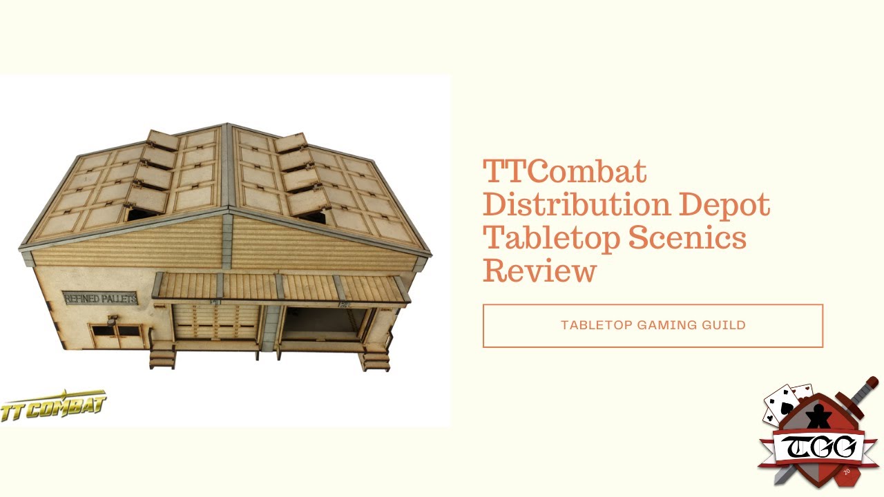 TTCombat Distribution Depot Tabletop Scenics Review - YouTube