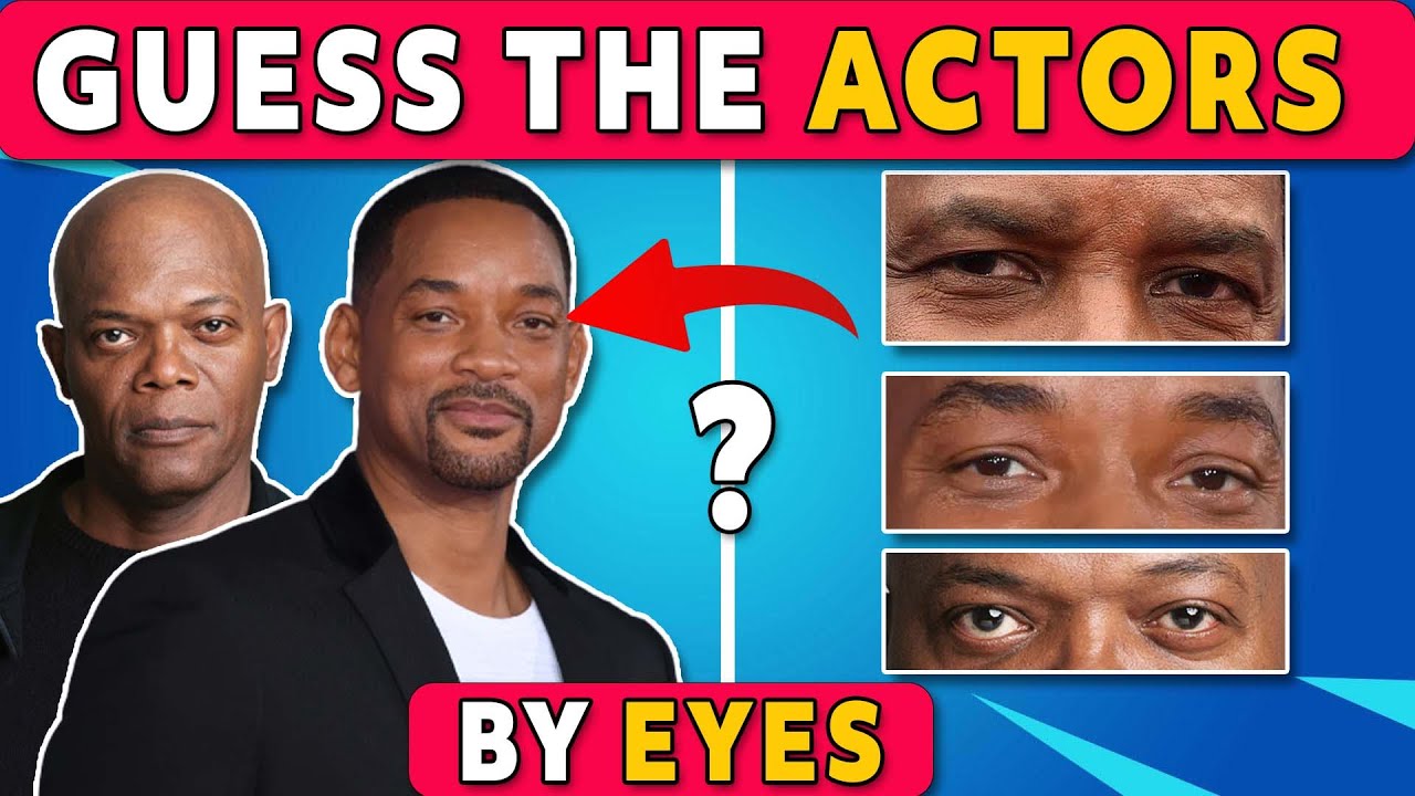 Guess The Actor Celebrity By Their EYES | 99% will Fail | HARD VERSION ...