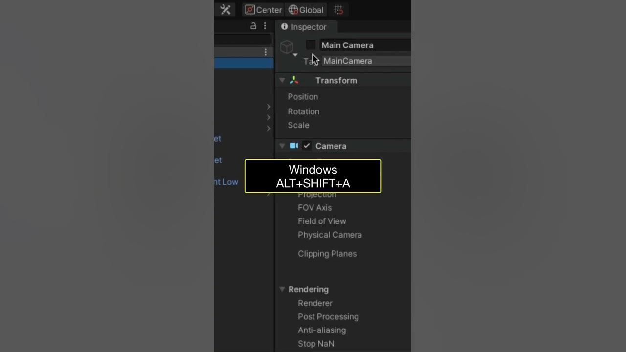 Shortcut GameObject ein-/ausschalten | Unity #shorts - YouTube