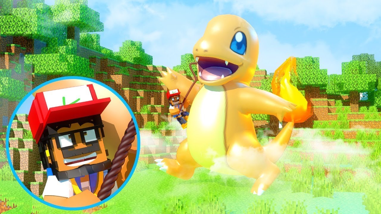 CHARMANDER GIGANTE QUE COSPE FOGO - PIXELMON Ep.100 | Cris | - YouTube