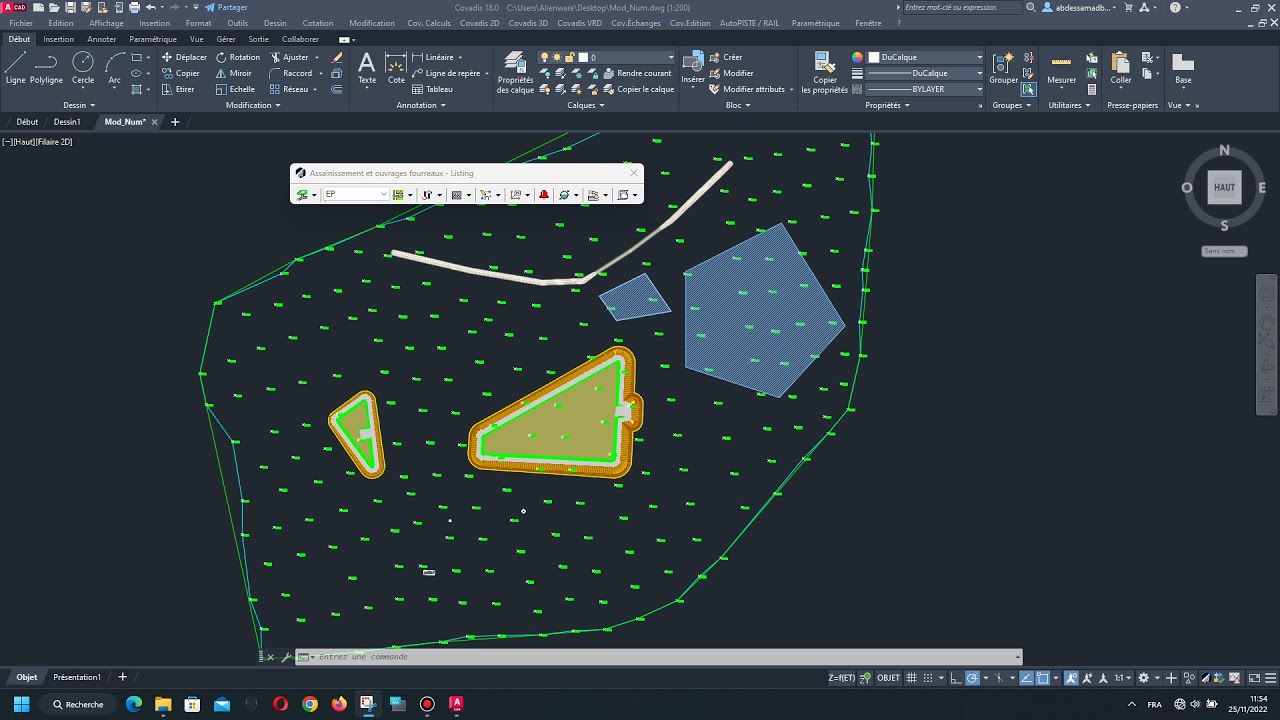 Covadis 18 Nouvel objet paramétrique fosse et bassin et module de ...