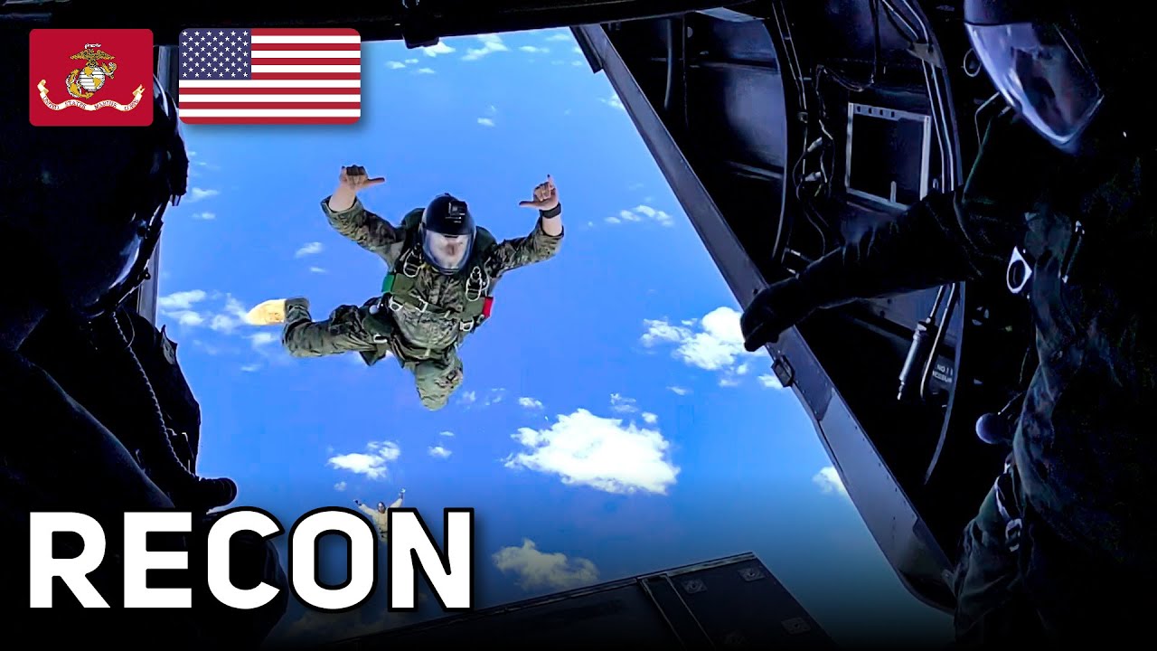 U.S. Marines Force Recon HALO Jump Operations (2024) - YouTube
