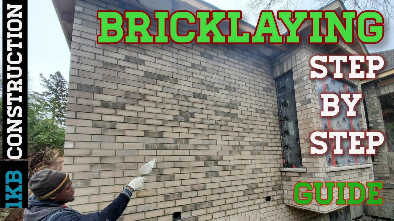 Bricklaying step by step guide (pt 2 - YouTube