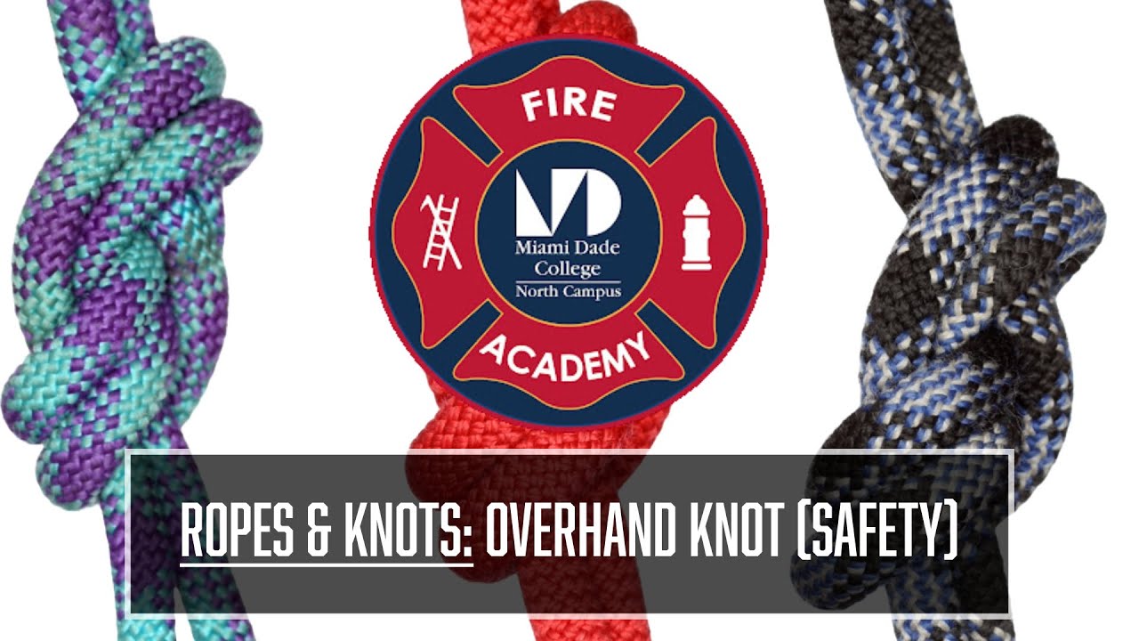 Overhand Knot (Safety) - YouTube