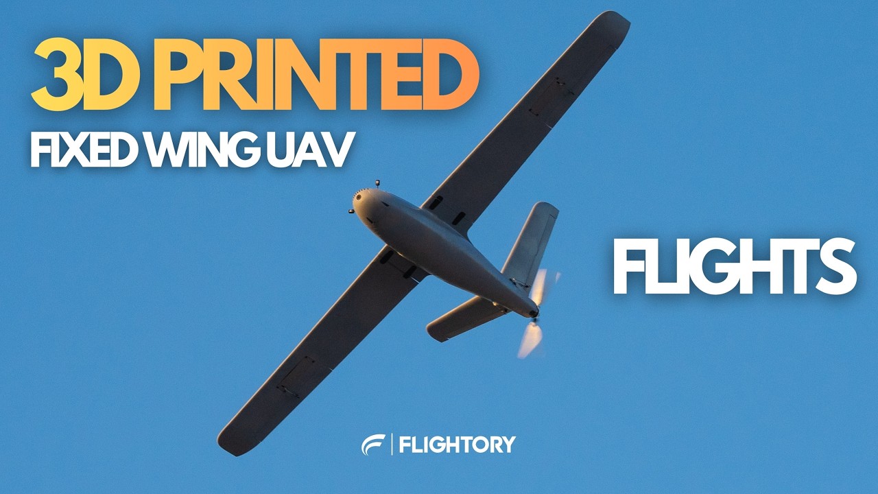 Flying a 3D-Printed Fixed-Wing UAV | Stork - YouTube