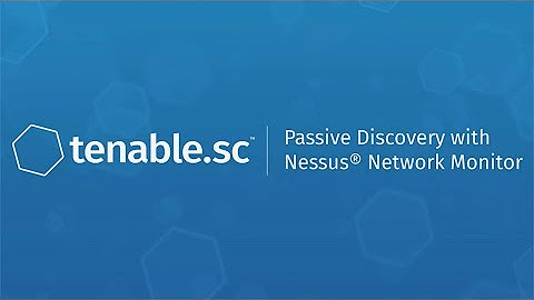 Getting Started with Tenable Security Center - YouTube