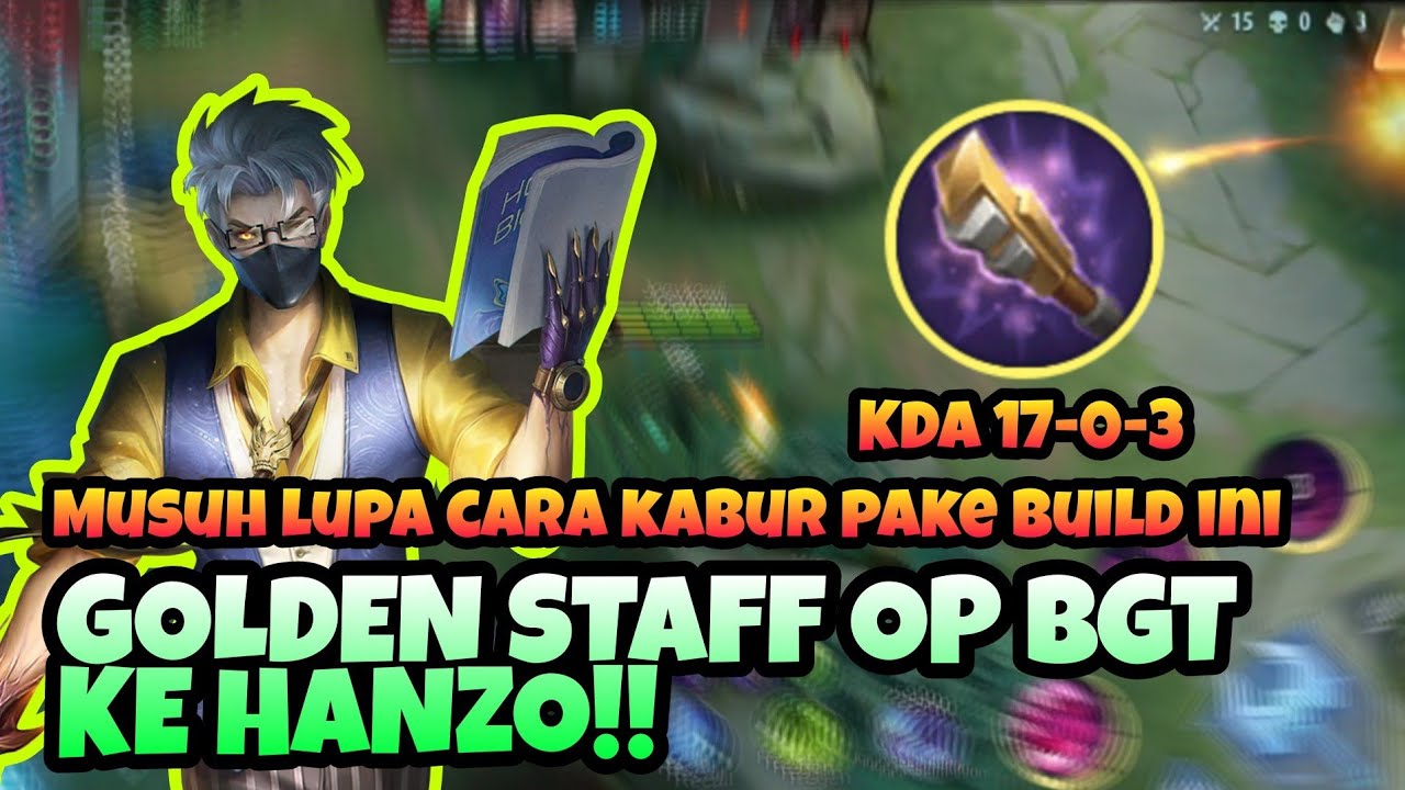 HANZO GOLDEN STAFF GILA!! PATCH TERBARU 2023 JADI ITEM WAJIB HANZO ...