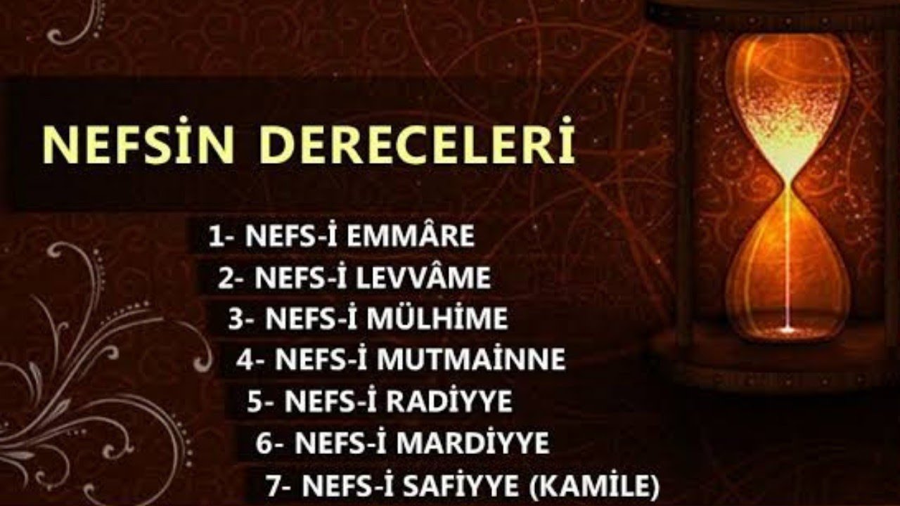 NEFSİN MERTEBELERİ - NEFSİ EMMARE - NEFSİN DERCELERİ - ERZURUMLU ...