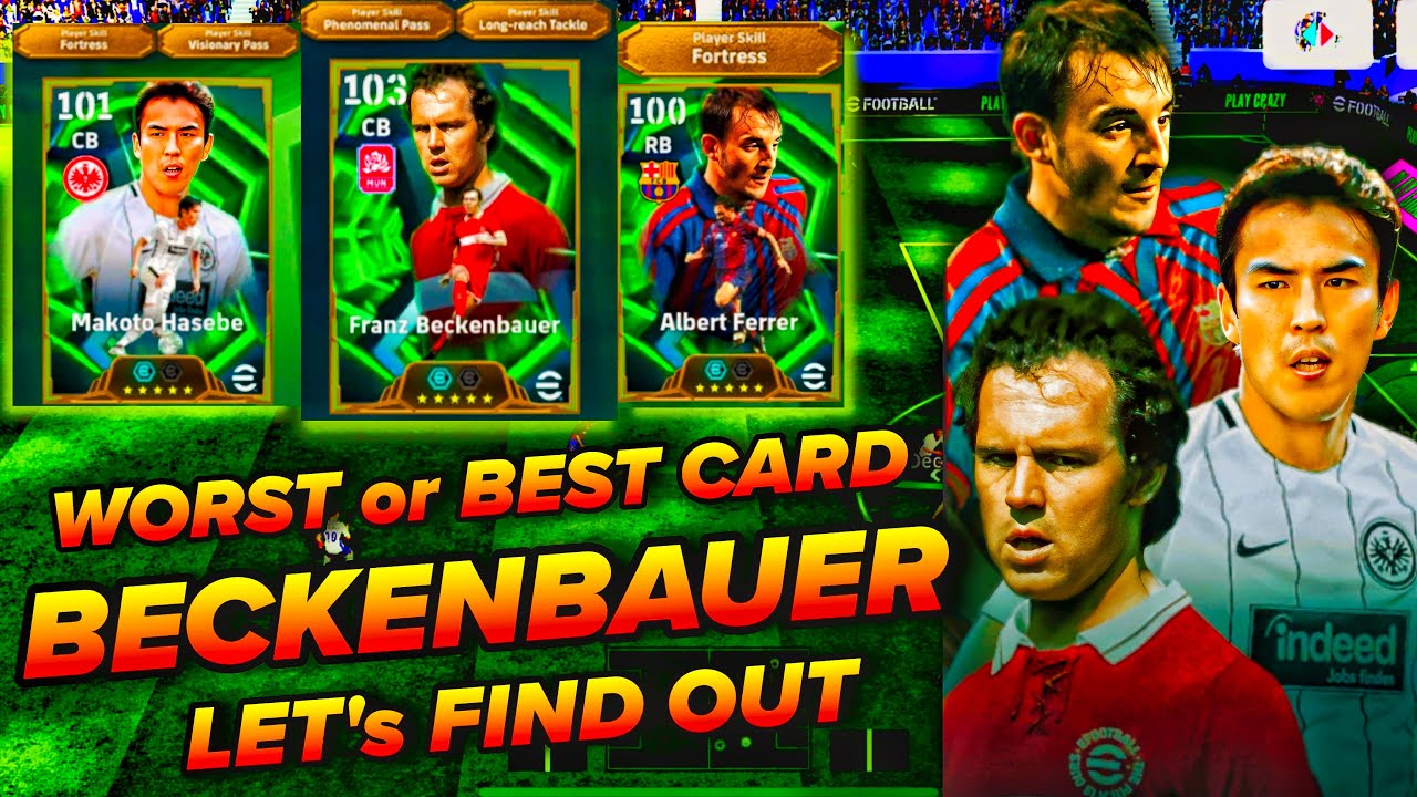WORST OR BEST CARD OF BECKENBAUER? EFOOTBALL LIVE #efootballlive # ...