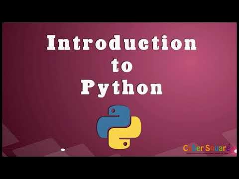 Cyber Square Grade 8 Module 1 - Introduction to Python - YouTube