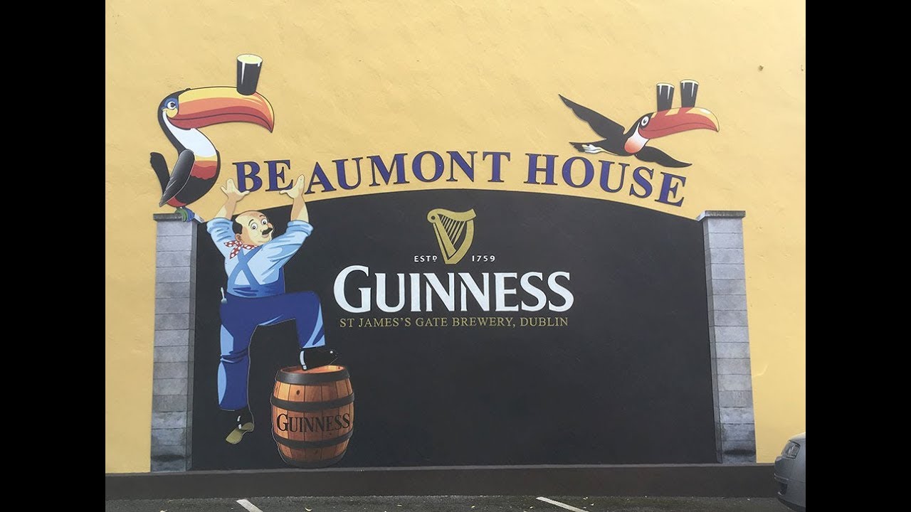 Guinness Mural - Beaumont House - YouTube