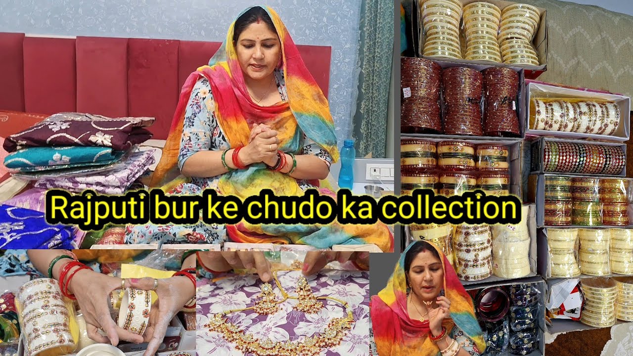 Rajputi bur ke chudo ka collection // trending bangles ka collection ...