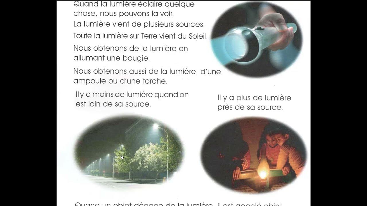 CE1 La lumière et les ombres (sciences au quotidien) - YouTube