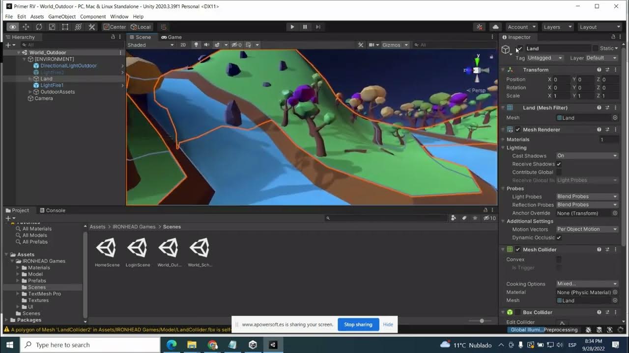 Unity Escenarios - YouTube