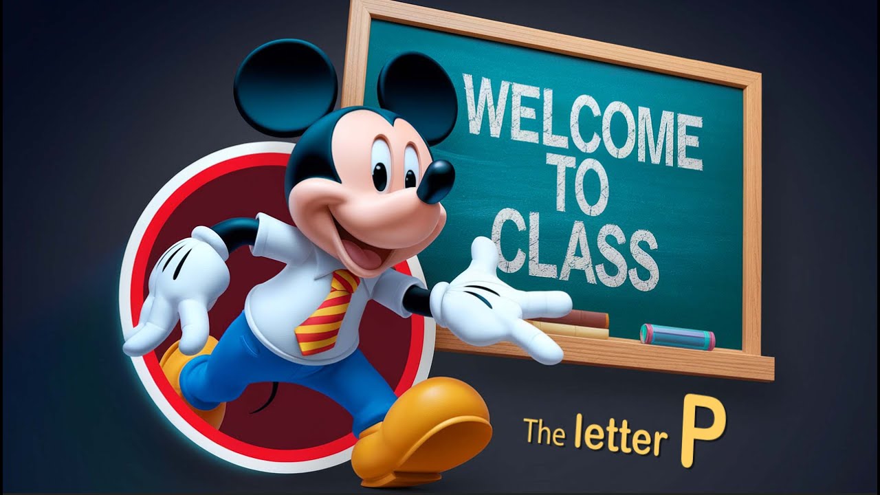 Mickey Mouse The Letter P lesson - YouTube