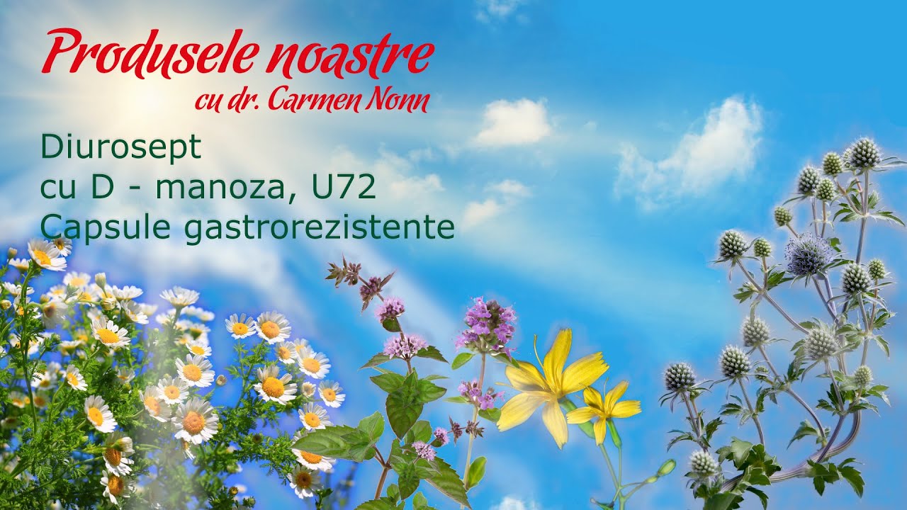 Diurosept cu D - manoza, U72 - Capsule gastrorezistente - YouTube