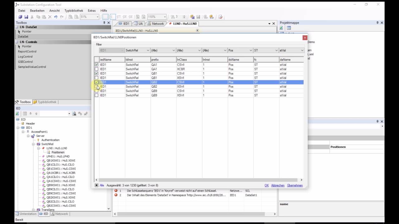 IEC61850 - SCT - Report Control Blocks konfigurieren - YouTube