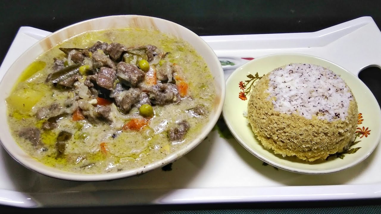Beef Stew & Wheat Puttu // പോത്തിറച്ചി സ്റ്റ്യൂ - ഗോതമ്പ് പുട്ട് ...