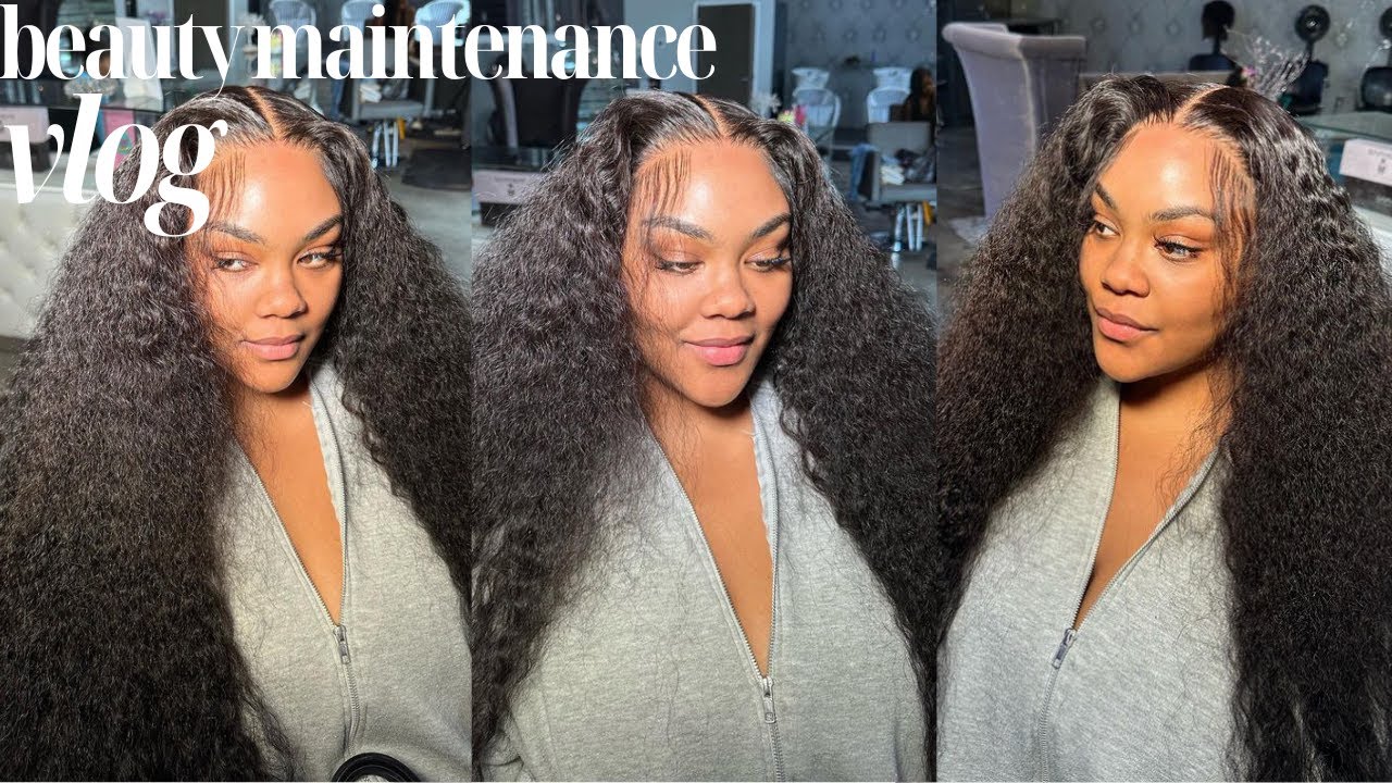 VLOG | Prep For A 10-Day Trip - First Closure Wig Install, Dermaplaning ...