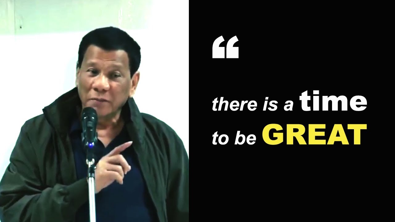 THERE IS A TIME TO BE GREAT - YouTube