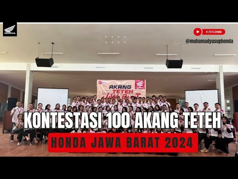 KOMPETISI AKANG TETEH HONDA JAWA BARAT 2024 || DEALER CMM PURWAKARTA ...