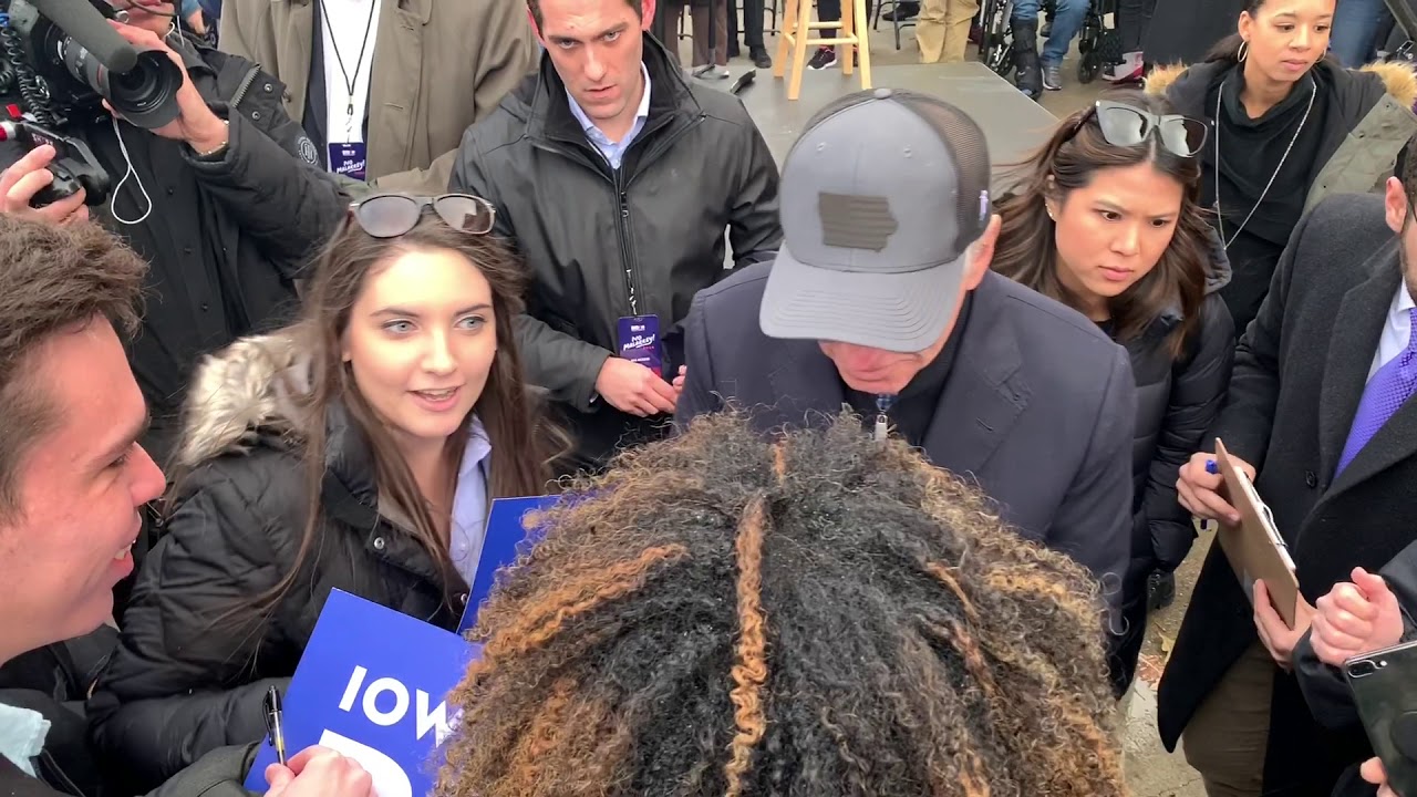 Joe Biden Bus Tour Iowa 2020 - YouTube