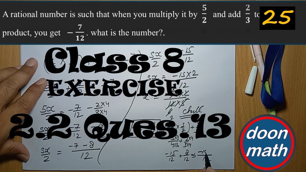 Class 8 Maths Chapter 2 Exercise 2 2 Question 13 Word Problem Of class-8-maths-chapter-2-exercise-2-2-question-13-word-problem-of